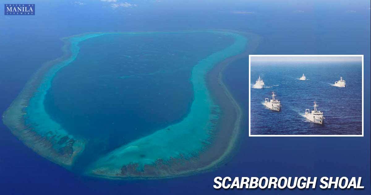 Five Chinese Coast Guard ships spotted in Scarborough Shoal