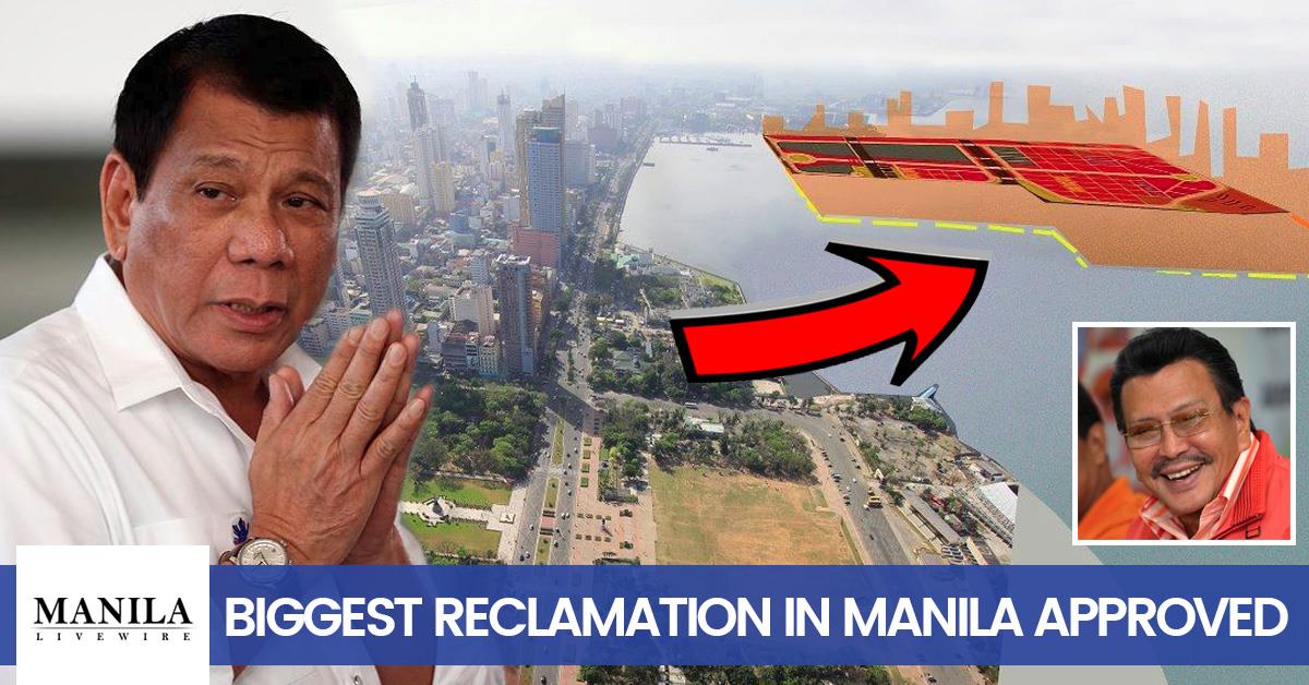 President Duterte supports 80 reclamation projects, including the ...