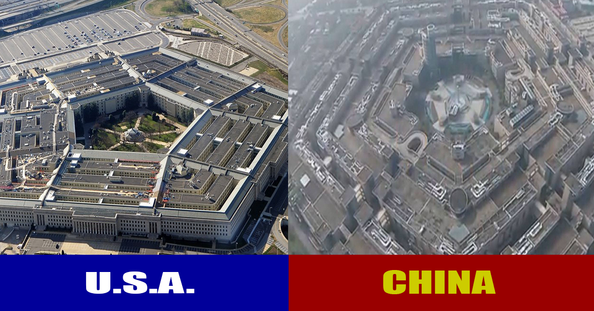 China built its own version of The Pentagon