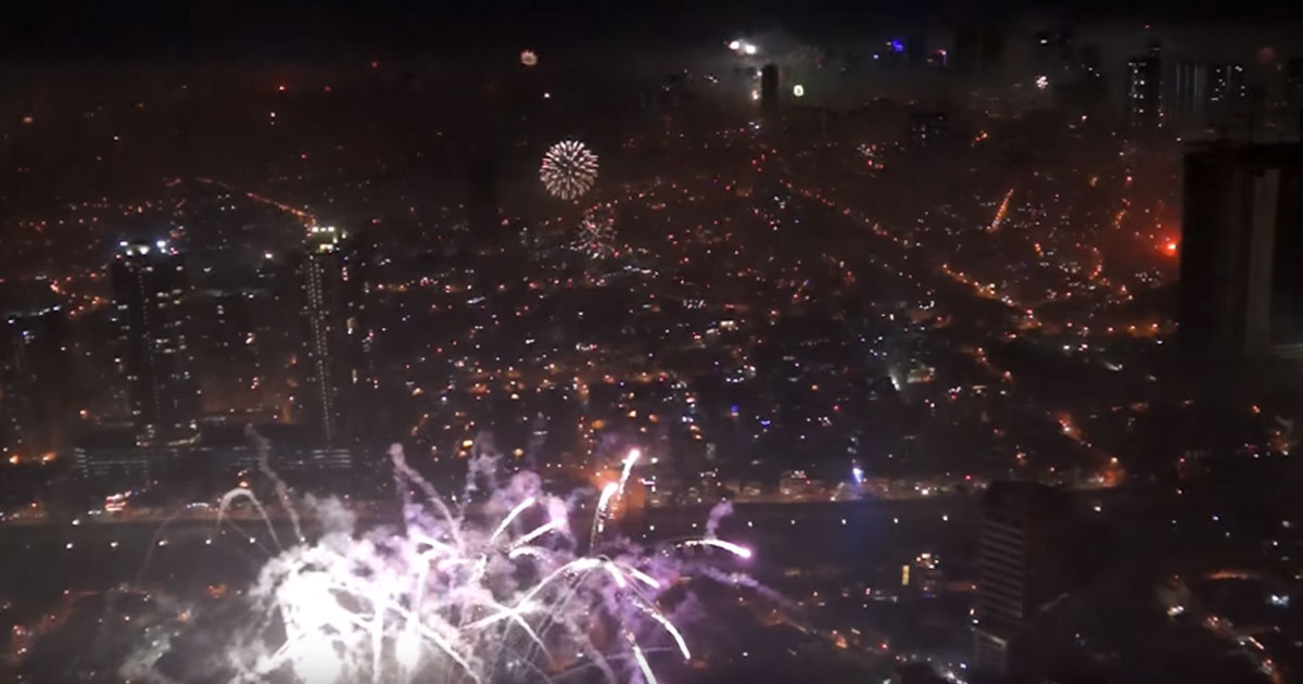 Watch: Throwback Thursday, Manila fireworks 360 view 2014 New Year